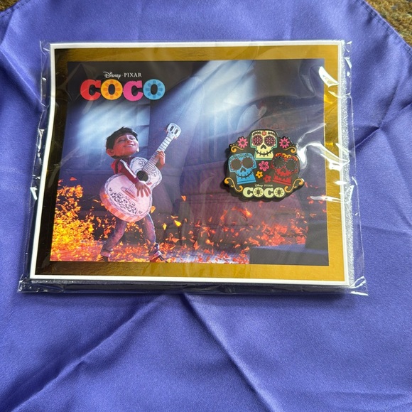 Disney | Other | Disneys Pixar Coco Vip Pin New And Package | Poshmark